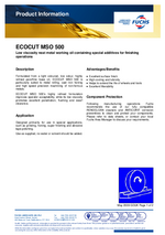 ECOCUT MSO 500 | FUCHS LUBRICANTS (UK) PLC