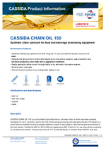 CASSIDA CHAIN OIL 150 | FUCHS LUBRICANTS (UK) PLC