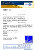 ECOCUT 720 LE | FUCHS LUBRICANTS (UK) PLC