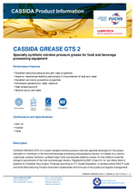 CASSIDA GTS 2 | FUCHS LUBRICANTS (UK) PLC