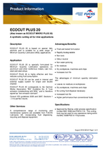 ECOCUT PLUS 20 | FUCHS LUBRICANTS (UK) PLC